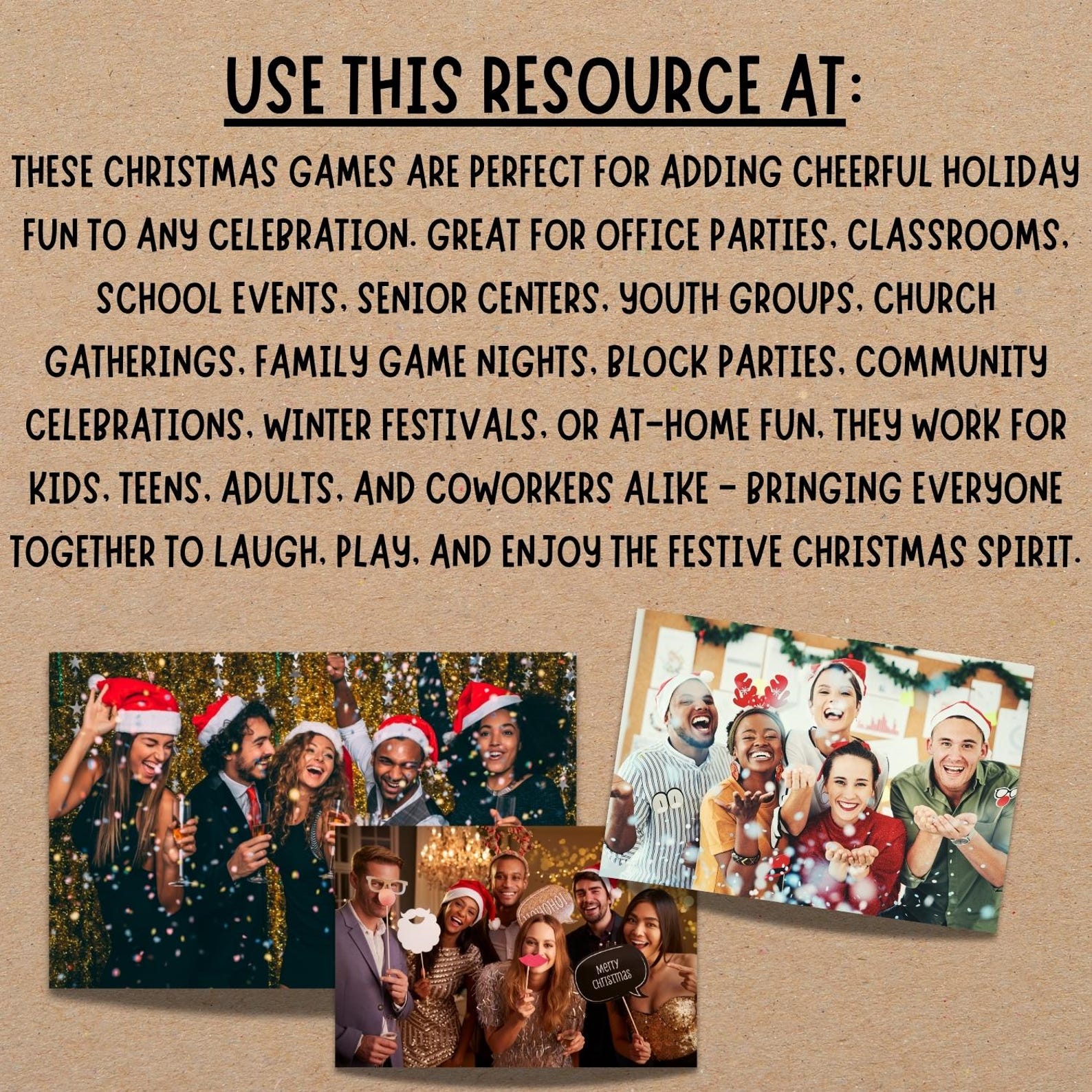 Christmas Conversation Starter Cards, Seniors, Family Game (digital ...