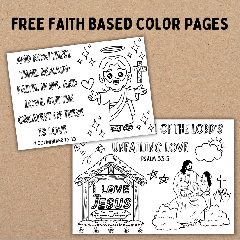 PRINTABLE Faith Based Valentines Day Activity Placemat, Coloring Page ...