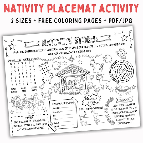 Christian Placemats - Etsy