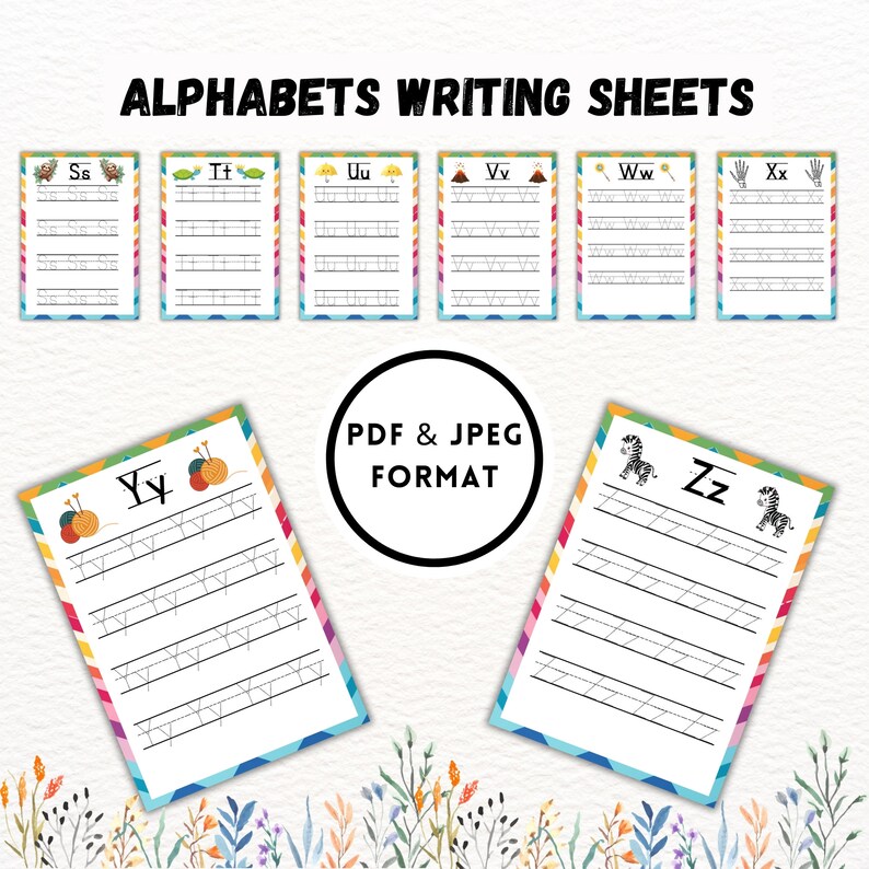 DIY Alphabet Handprint Book, Alphabet Handprint Craft, Preschool ...