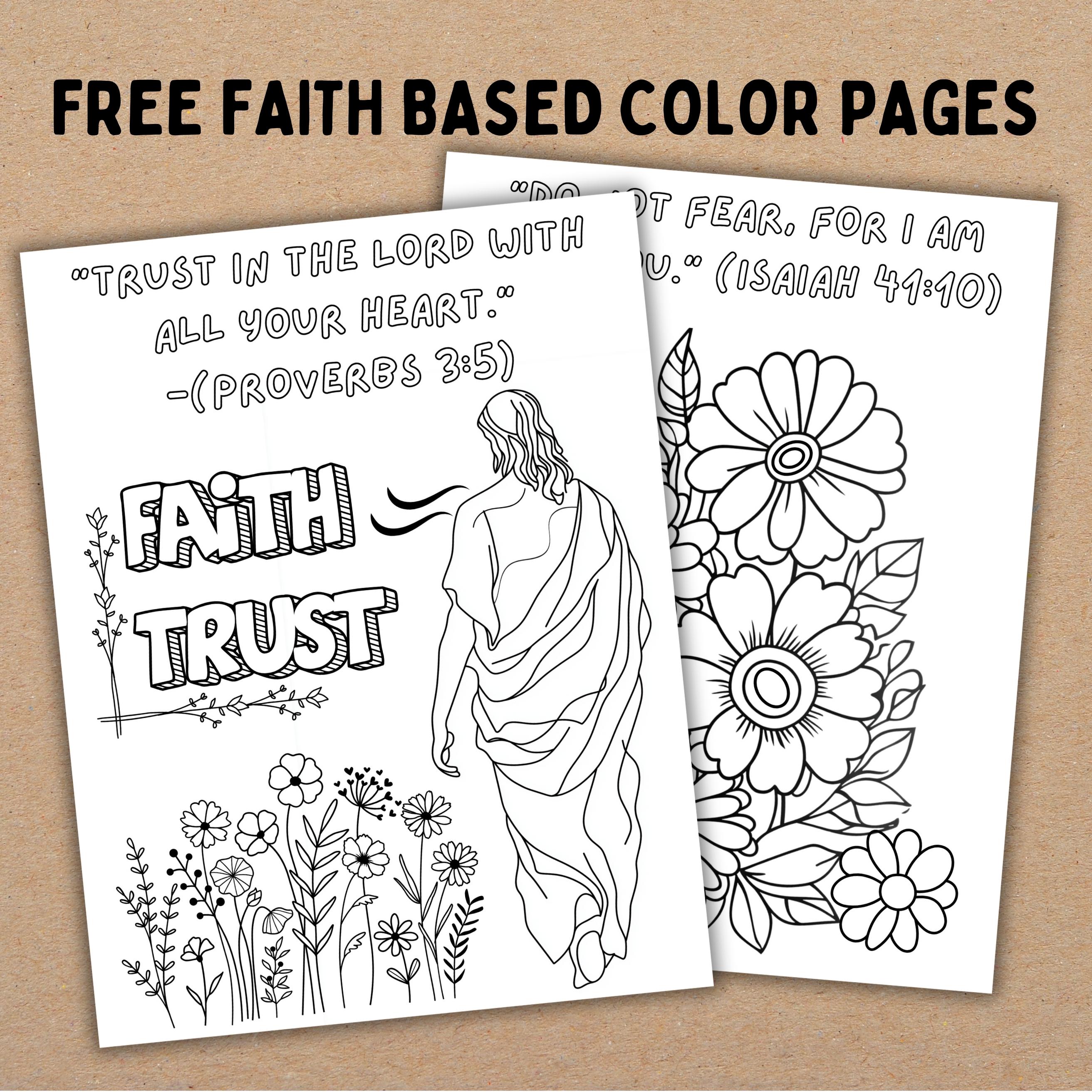 Bible Based Coloring Bookmarks Kids, DIY Bible Verse Activity ...