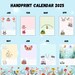 Handprint Calendar 2025, Handprint Craft, Footprint Craft, Kids Toddler ...