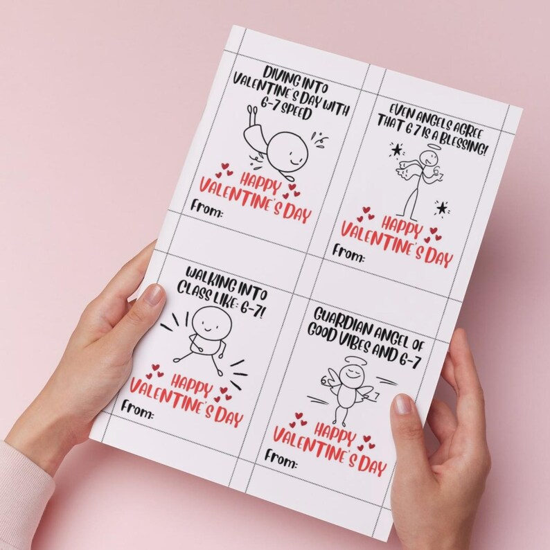 67 Valentines Day Cards, Tween Valentine Cards, Printable Slang Cards ...