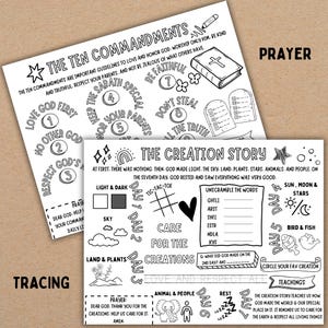 PRINTABLE Bible Stories Kids, Bible Coloring Page Kids, Bible Activity ...