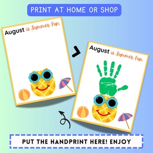 2025 Printable Handprint Activity, Handprint Memory Book, Handprint Art ...
