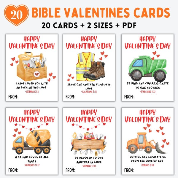Christian Valentine Cards - Etsy