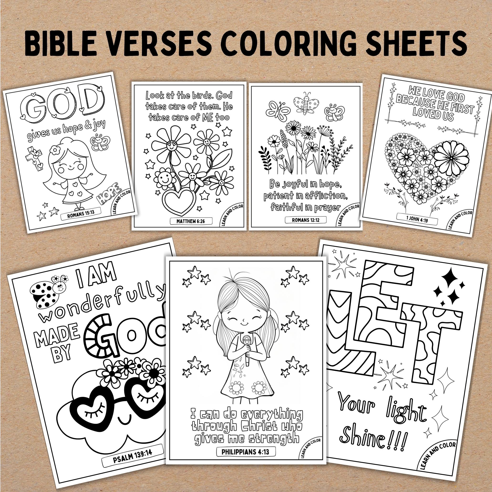PRINTABLE Sunday School Activity BUNDLE, Sunday School Craft, Church ...