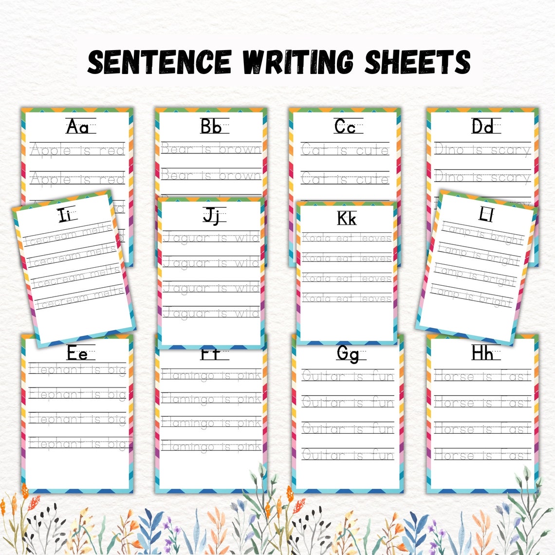 DIY Alphabet Handprint Book, Alphabet Handprint Craft, Preschool ...