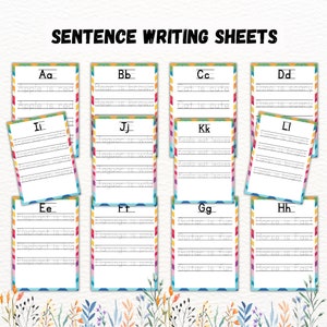 DIY Alphabet Handprint Book, Alphabet Handprint Craft, Preschool ...