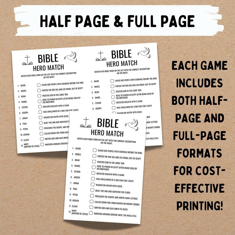 Bible Games for Teens Youth Group, Adults, Bible Party Games, Women ...