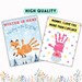 2025 Handprint Memory Book, Kids Handprint Footprint Craft, Memory Book ...
