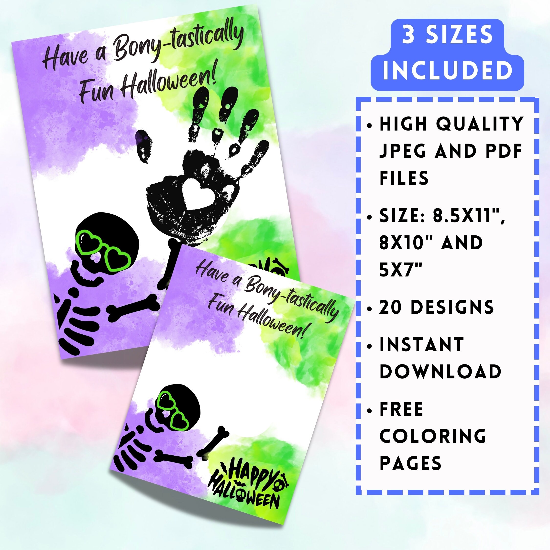 DIY Halloween Handprint Craft, Halloween Crafts, Halloween Handprint ...