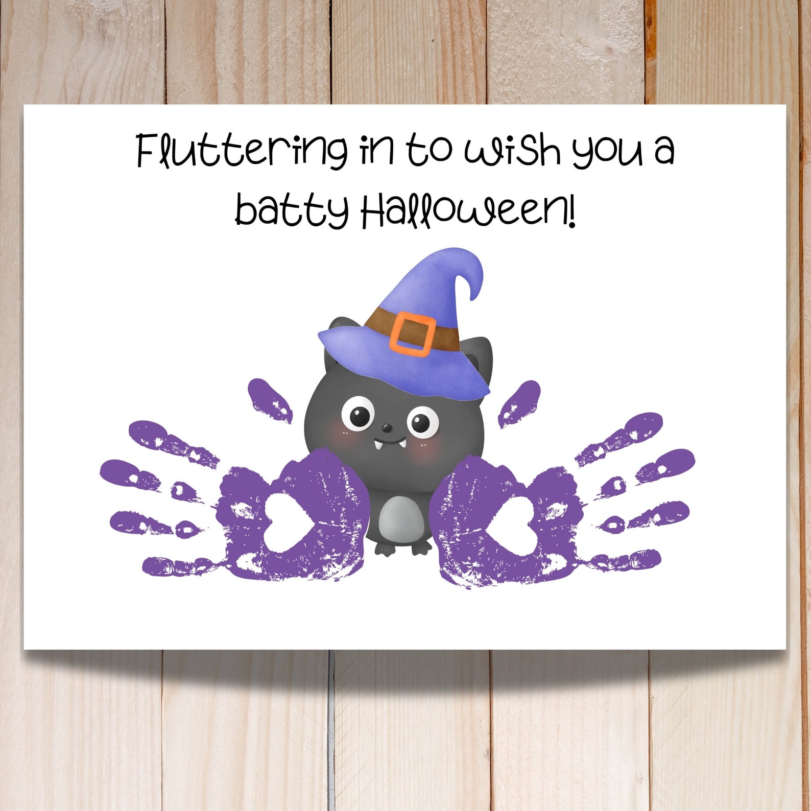 Halloween Hand Print Activity, Handprint Art Craft, Halloween Bat ...