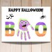 DIY Halloween Boo Handprint Art, Cute BOO Handprint Craft, Handprint ...