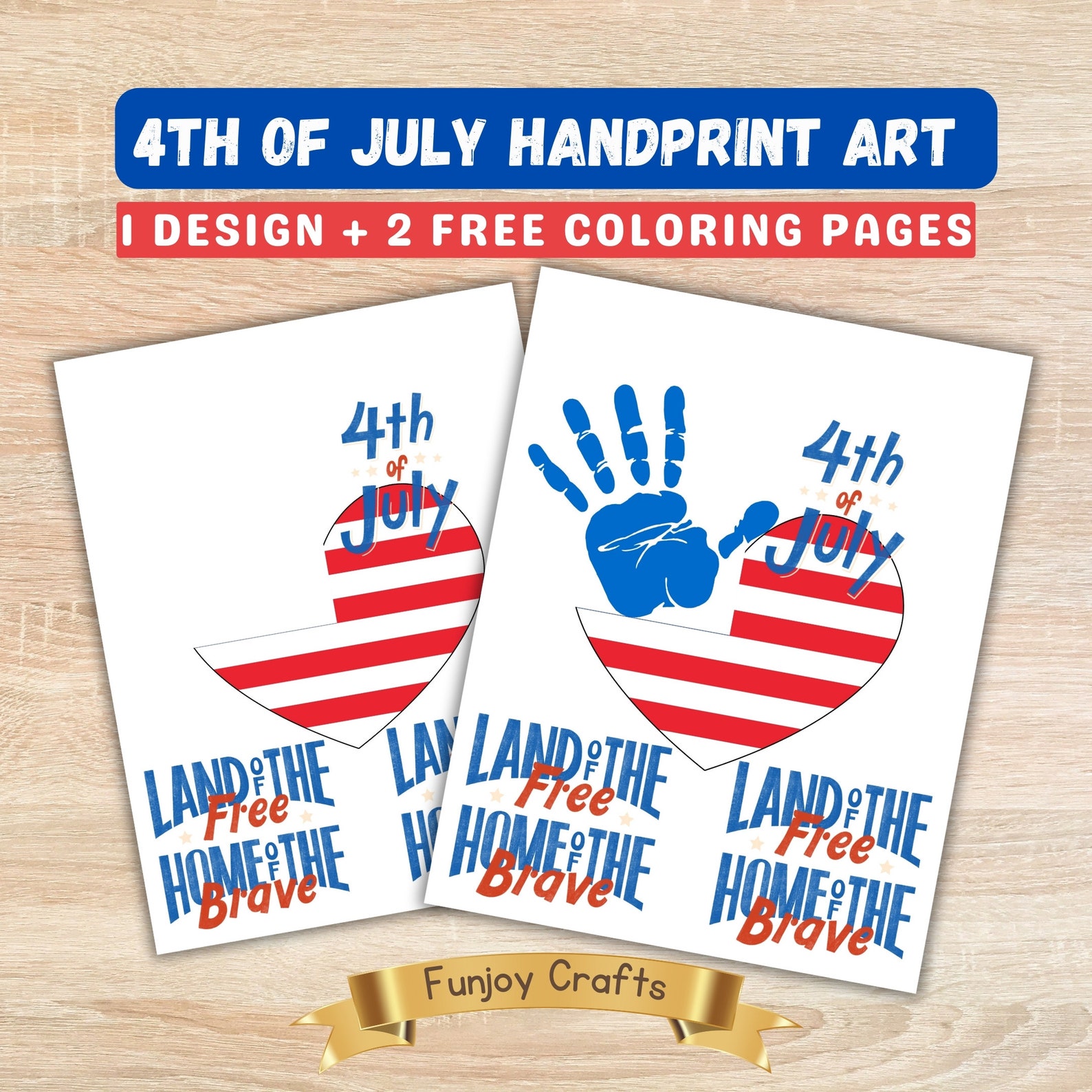 4th of July Handprint Art, 4th of July Activity, Preschool Activity ...
