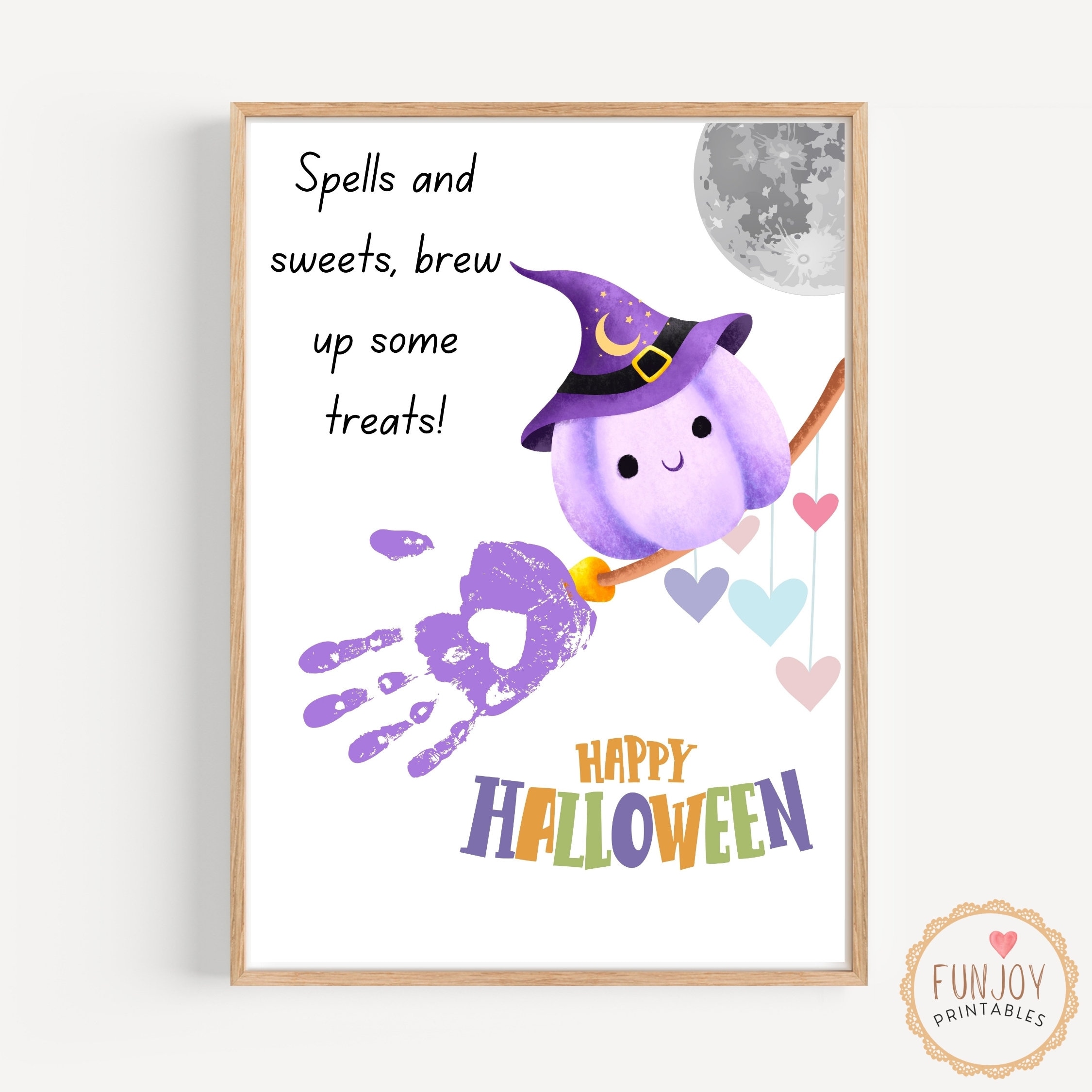 DIY Halloween Handprint Craft, Halloween Crafts, Halloween Handprint ...