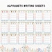 DIY Alphabet Handprint Book, Alphabet Handprint Craft, Preschool ...