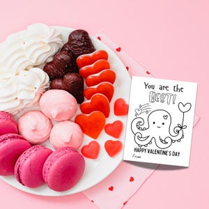 EDITABLE Valentines Coloring Cards, Valentines Day, Valentine Cards ...