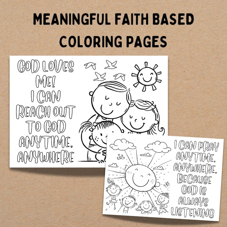 Prayer Bible Lesson Activity Sheet for Kids, When Should I Pray, Sunday ...