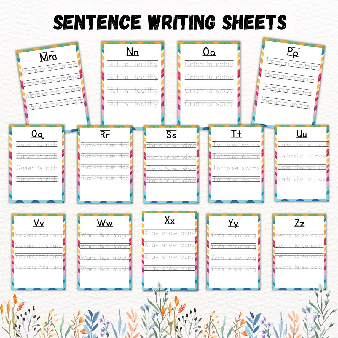 DIY Alphabet Handprint Book, Alphabet Handprint Craft, Preschool ...