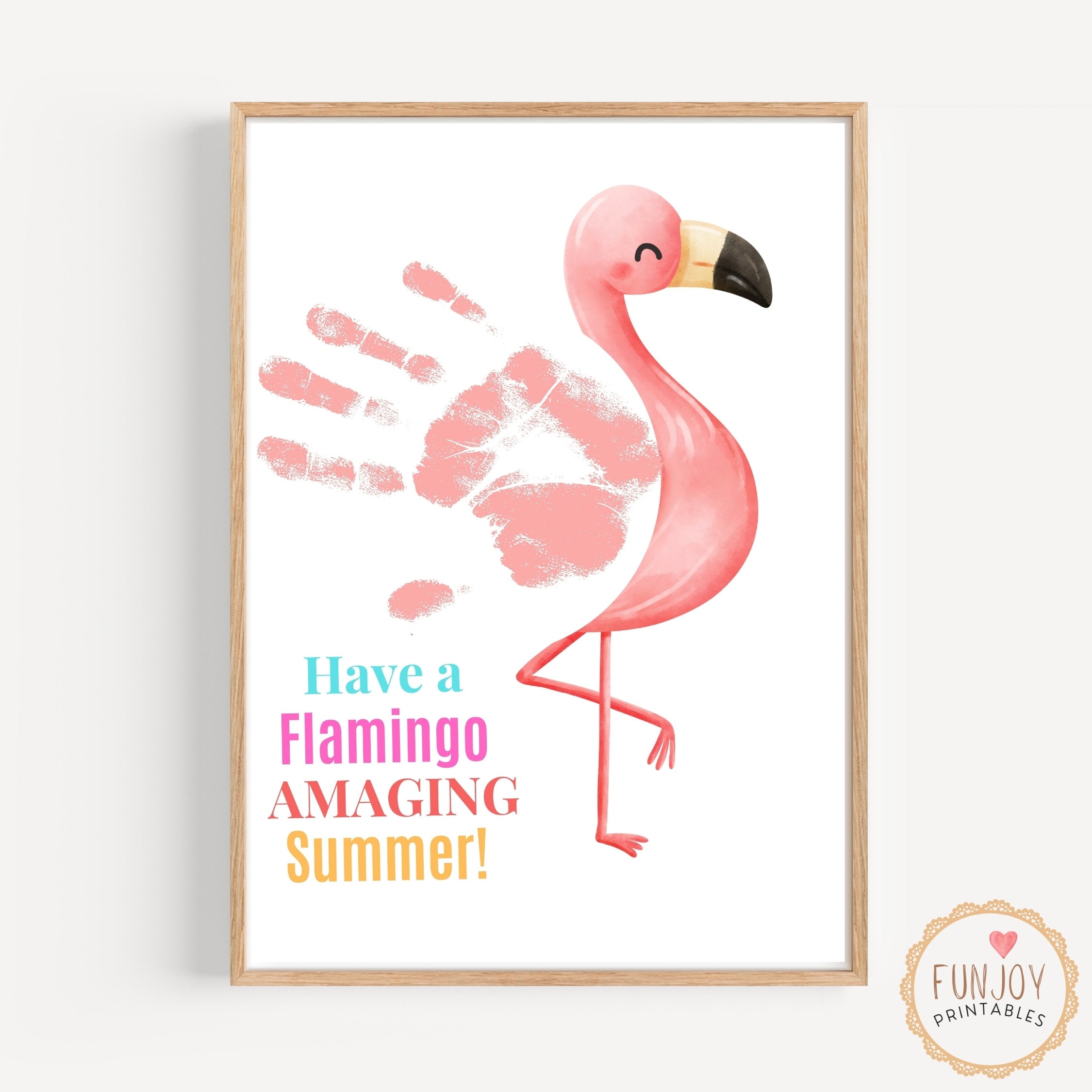 Summer Handprint Art, Summer Handprint Activity for Kids, Summer Crafts ...