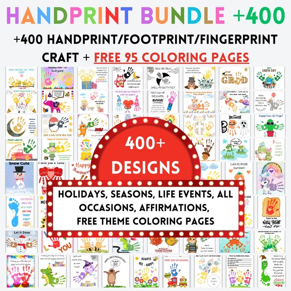 Footprint Holiday Craft - Etsy