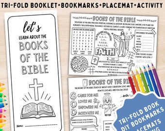 Books of the Bible Printable Activities - Etsy