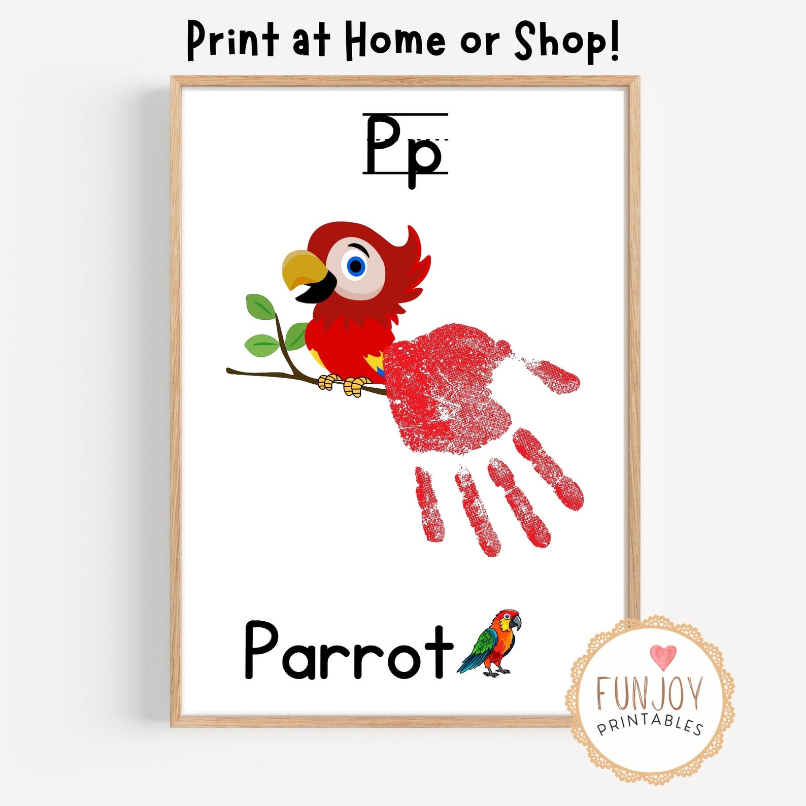 Handprint Alphabet Book Template, Preschool & Kindergarten Craft, DIY ...