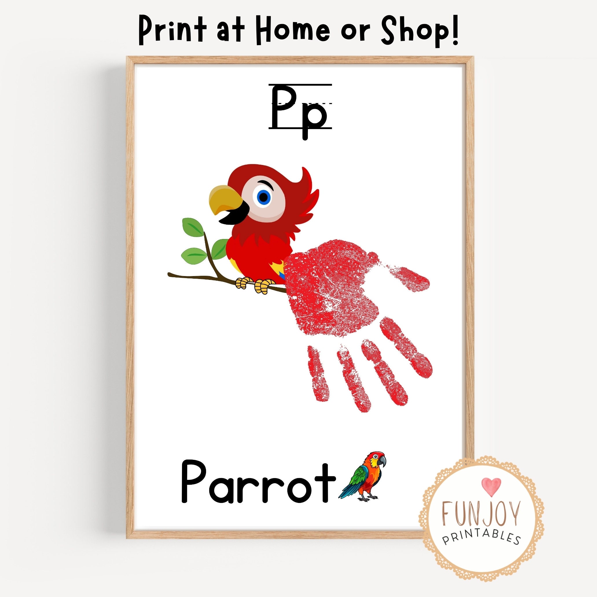 Handprint Alphabet Book Template, Preschool & Kindergarten Craft, DIY ...