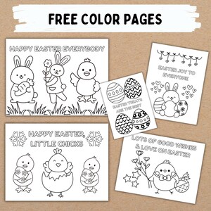 Easter Handprint Art Craft BUNDLE, Easter Keepsake Art, Happy Easter ...