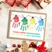 Handprint Christmas Lights, Christmas Handprint Art Crafts Template ...