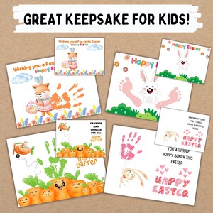 Easter Handprint BUNDLE Craft, Easter Handprint Art, Printable ...