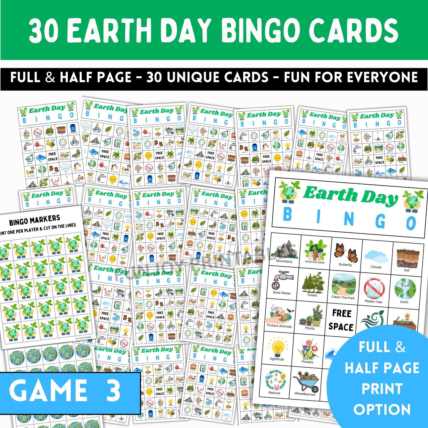 Earth Day Mega Game BUNDLE: Trivia, Games, Bingo, Challenges, Ice ...