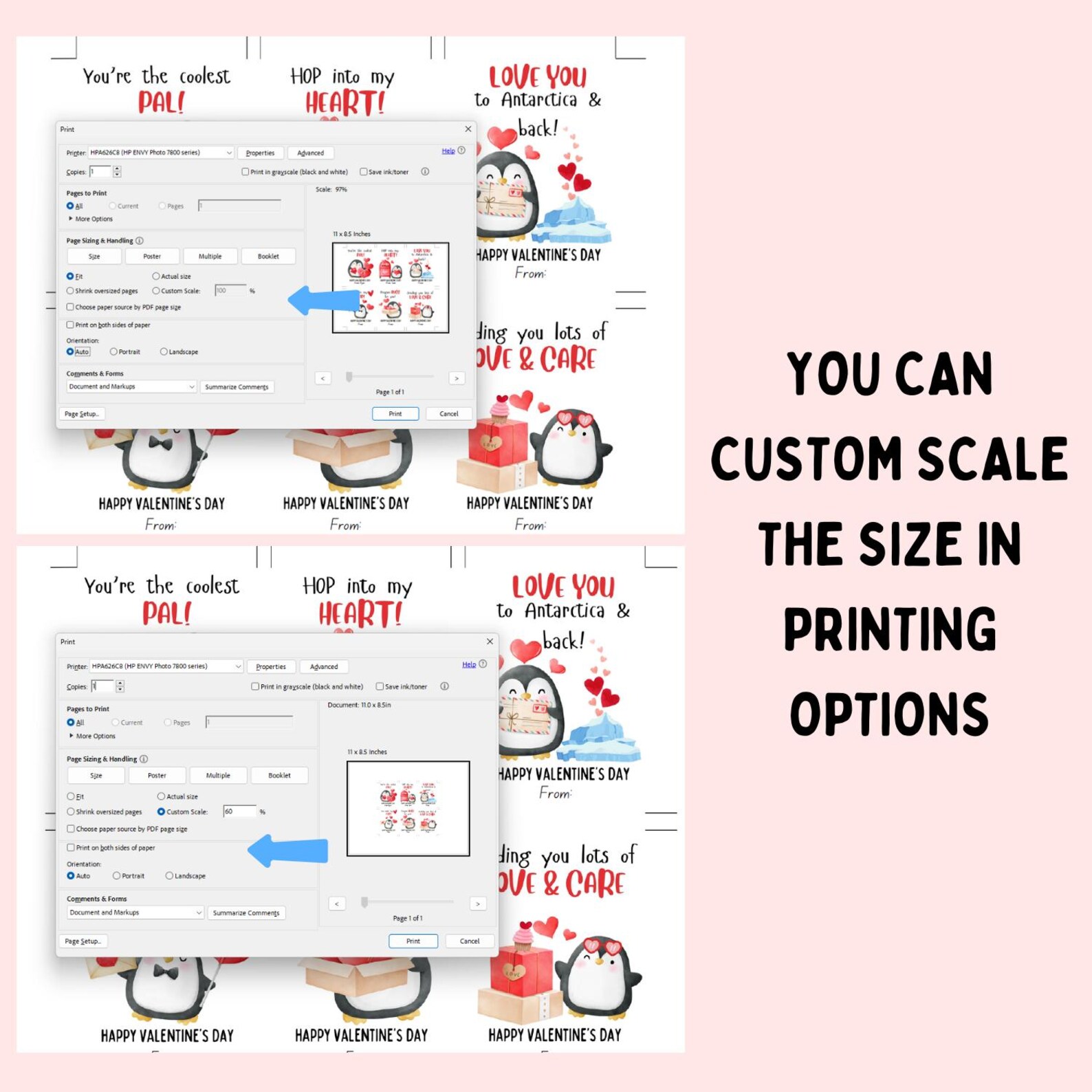 EDITABLE Cute Jokes Valentine Cards, Classroom Valentines Day Cards ...