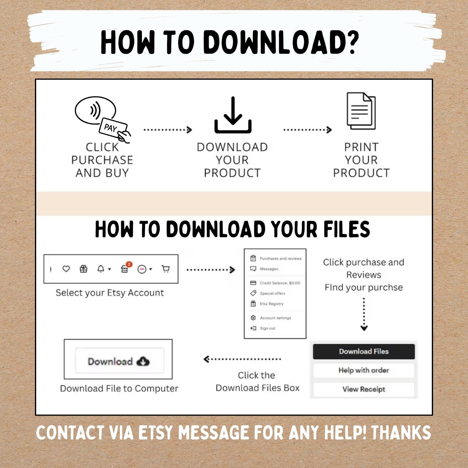 Grandma Handprint Poem PRINTABLE, Mother’s Day Gift From Kids, Toddler ...