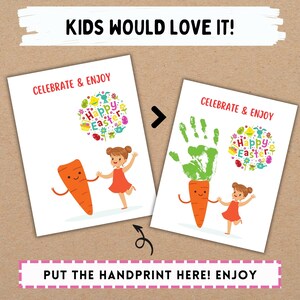 Easter Handprint Art Craft BUNDLE, Easter Keepsake Art, Happy Easter ...