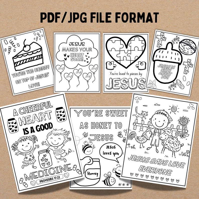 Valentines Day Faith Jesus Coloring Pages Kids, Christian Coloring ...