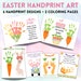 Happy Easter Handprint Footprint Art Craft Bundle, Easter Craft for ...