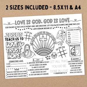 Kids Valentines Placemat VALENTINE'S DAY PLACEMAT Kids Table, Coloring ...