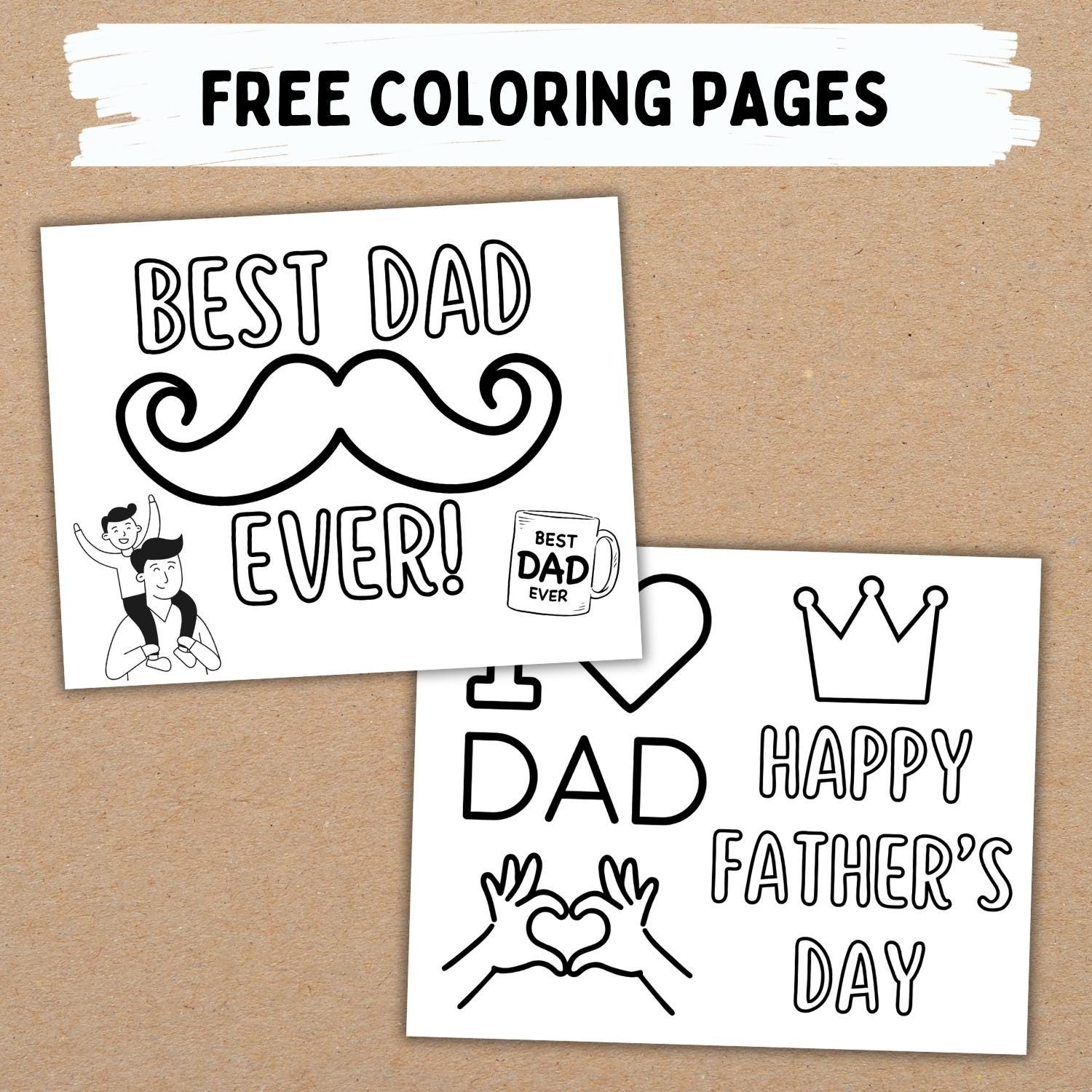 Handprint Templates for Dad, Daddy Handprint Art, Father's Day ...