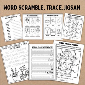 PRINTABLE Sunday School Activity BUNDLE, Sunday School Craft, Church ...