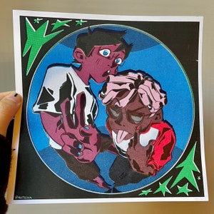 Homestuck Davekat Art Print Dave Strider, Karkat Vantas - Etsy