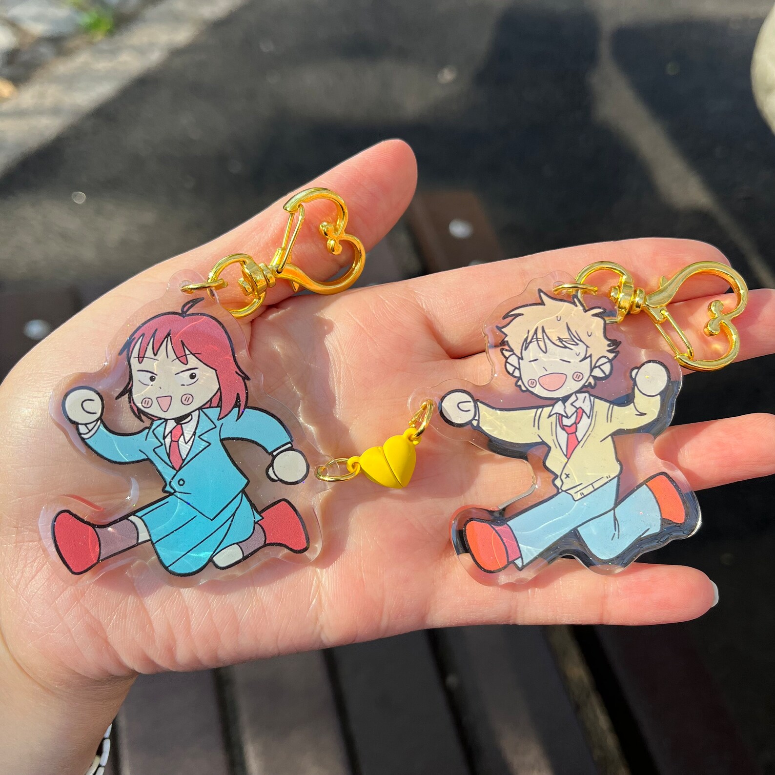 SKIP AND LOAFER Mitsumi and Shima Couples Charms - Etsy