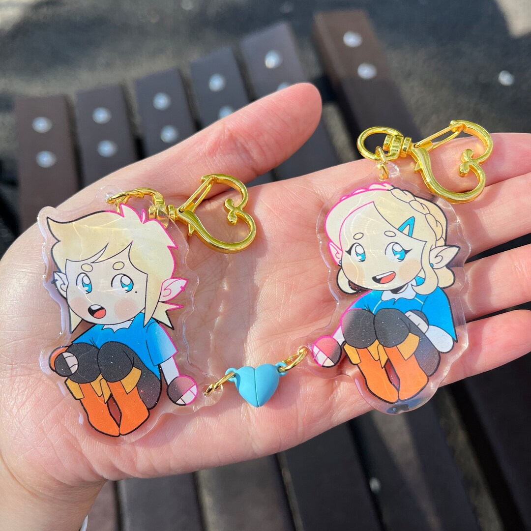 LEGEND OF ZELDA Breath of the Wild Link and Zelda Couples Charms - Etsy