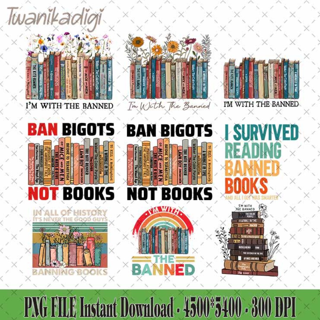 I'm With the Banned Png, Banned Books Png, I Read Banned Books Png, Ban ...