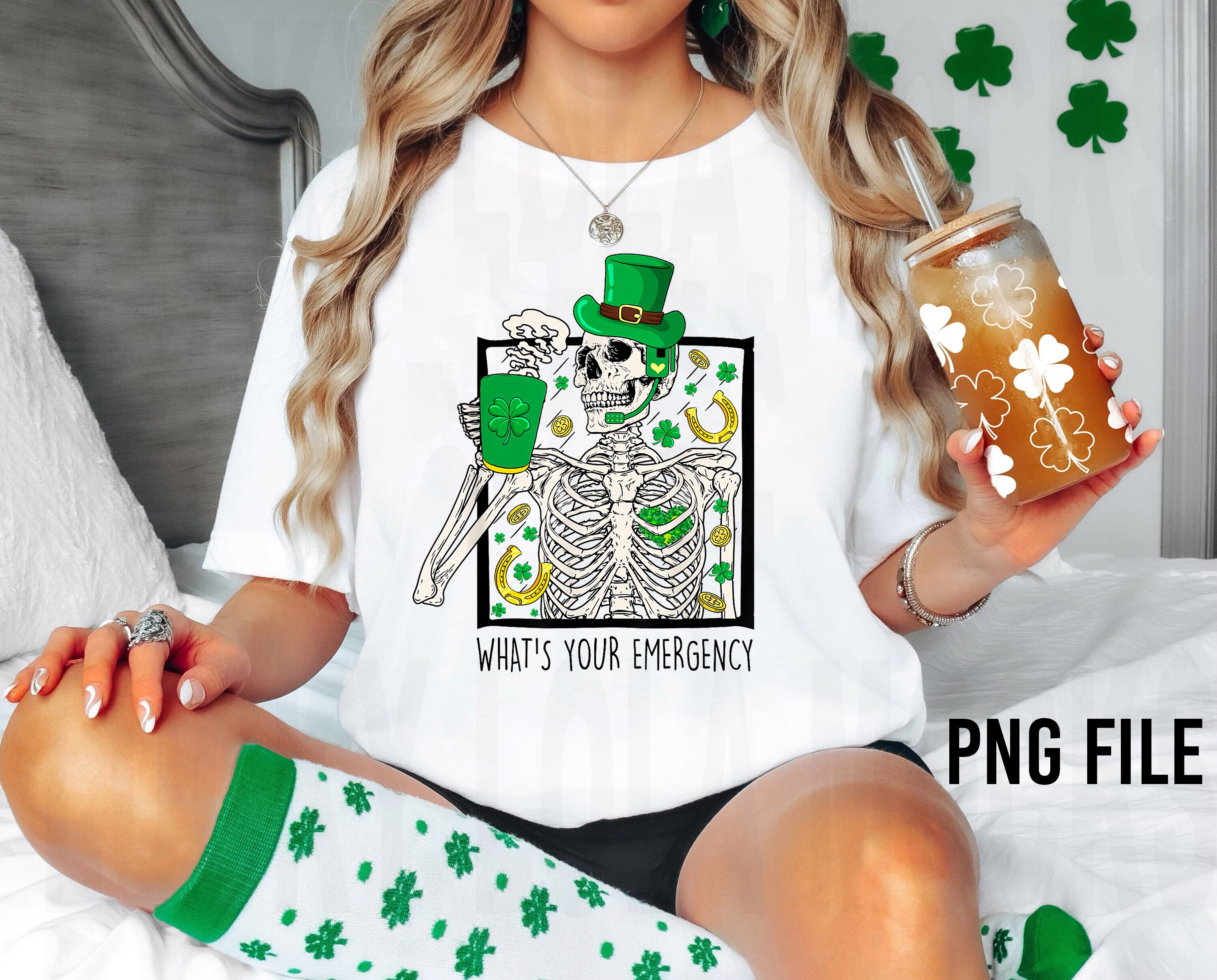 Dispatcher St Patricks Day Png, Whats Your Emergency, Skeleton ...