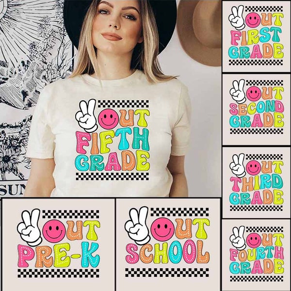 Peace Out Fifth Grade - Etsy