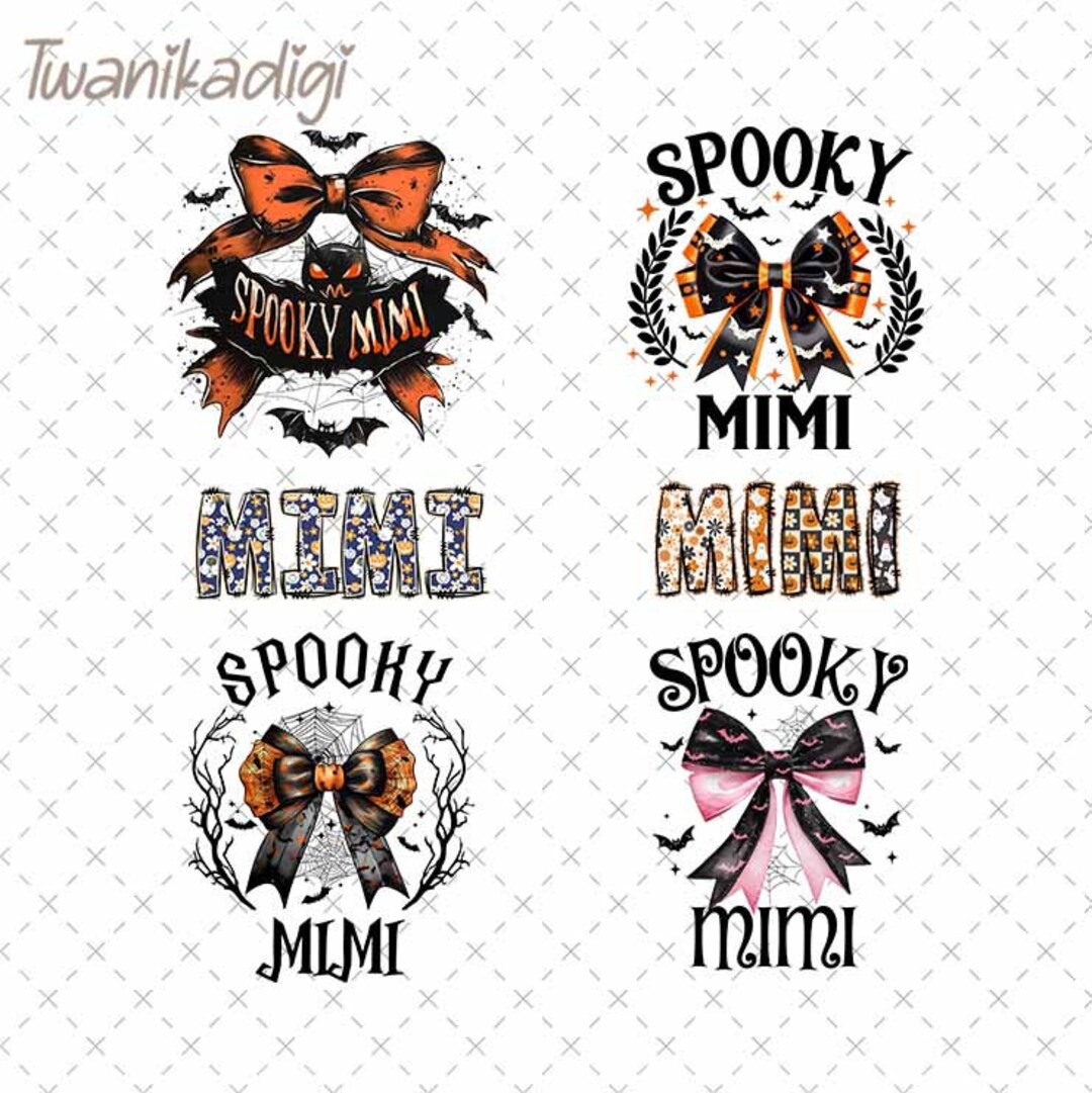 Spooky Mimi Png, Halloween Mimi Png, Ghost Mimi Png, Coquette Halloween ...