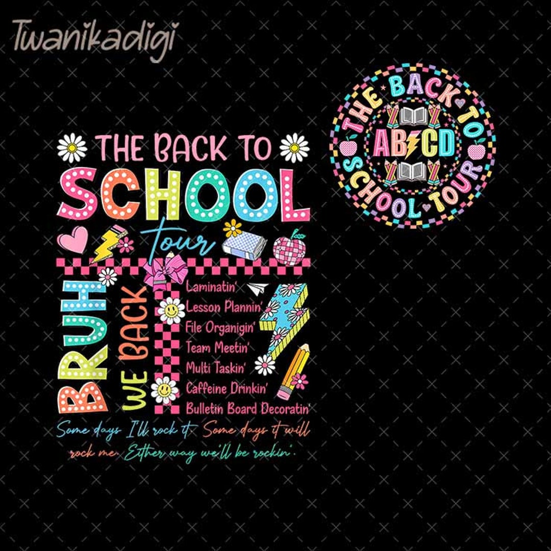 ABCD the Back to School Tour Png, ABCD Teacher Tour Png, ABCD Teacher ...