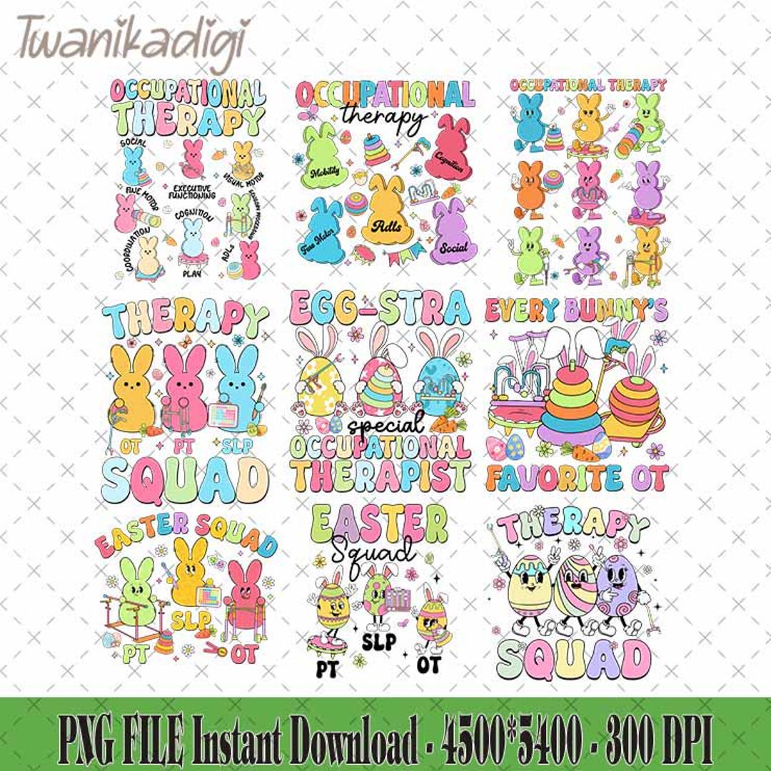 OT Easter Png, Occupational Therapy Easter Png, One Hoppy Occupational ...